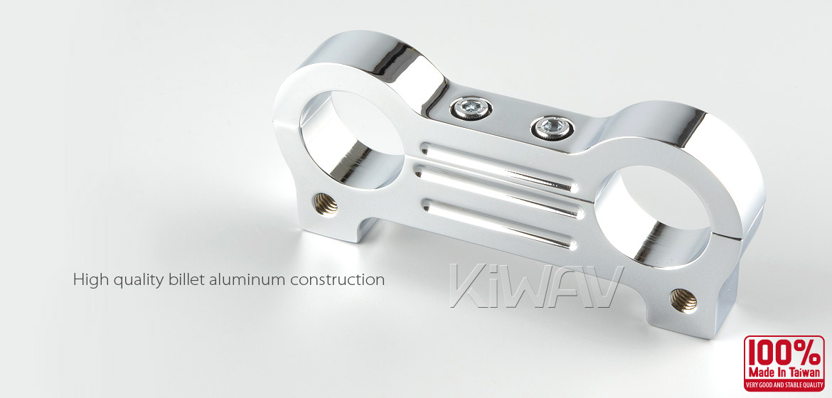 For Harley: billet aluminum chrome Speedometer Gauge riser Mount ...