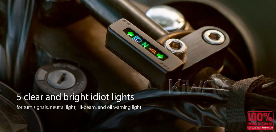 electrical & wiring: KiWAV custom motorcycle LED mini dashboard warning ...